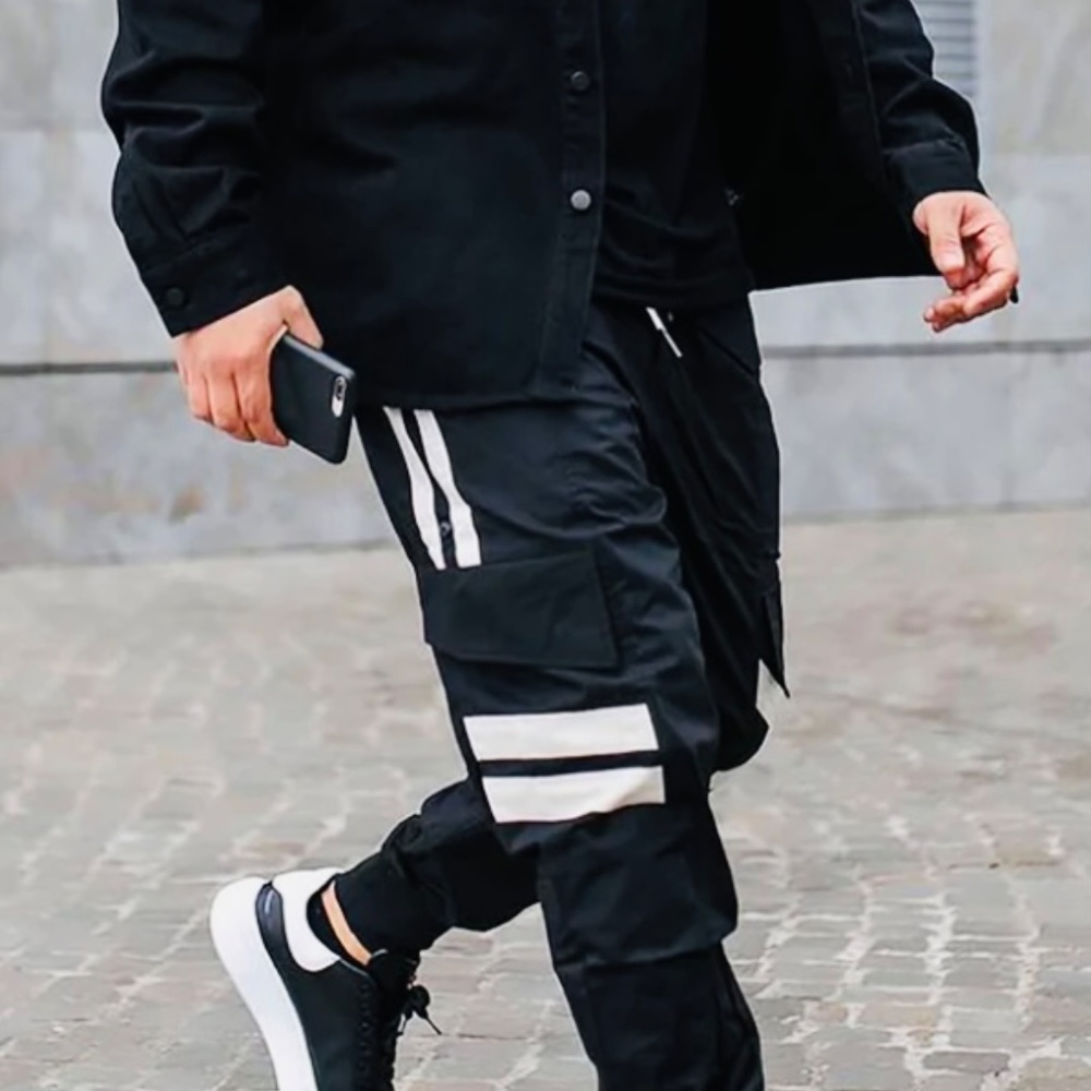 All About The Drip Joggers Black/White - Gem